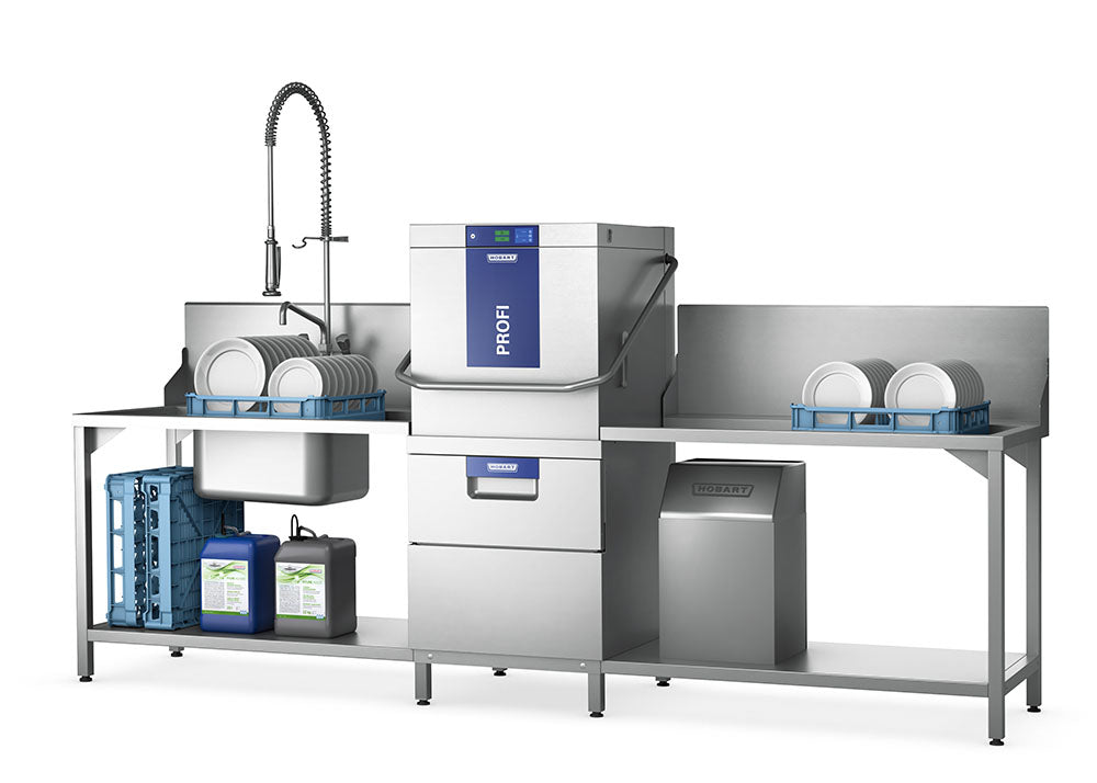 Hobart Profi-TLW Series: TLW-10A & TLWS-10A Dishwasher (tabling not in ...